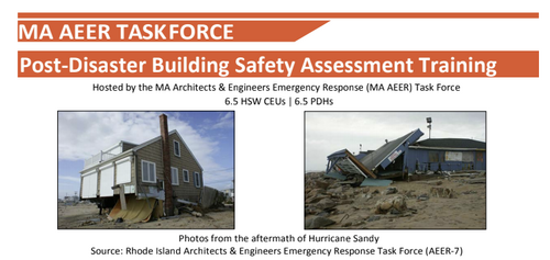 Post-Disaster Building Assessment Training - AIA Vermont